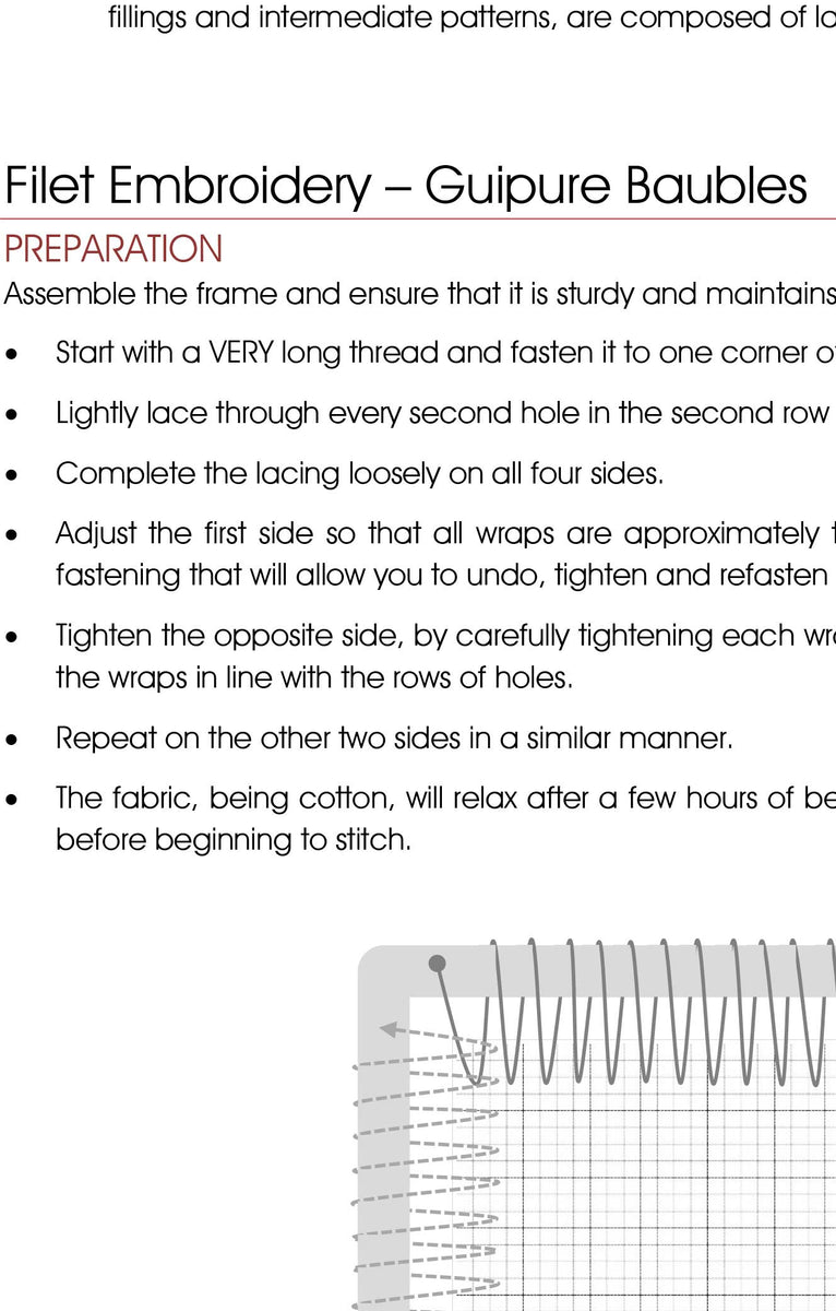 Filet Guipure - Square Doily Sampler – JC Embroidery NZ