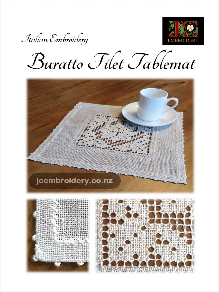 Buratto Filet Tablemat – JC Embroidery NZ
