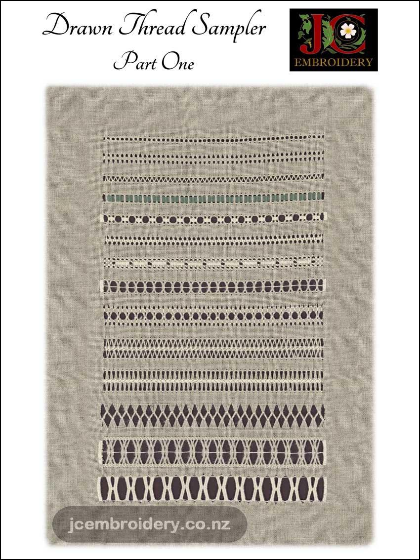 Drawn Thread Sampler - Part 1 – JC Embroidery NZ